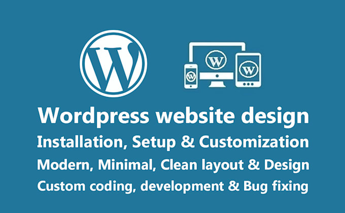 Build responsive wordpress website design ecommerce with woocommerce by ...