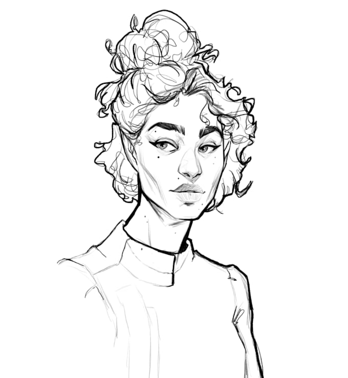 Do draw overs of character art with annotated tips and ticks by ...