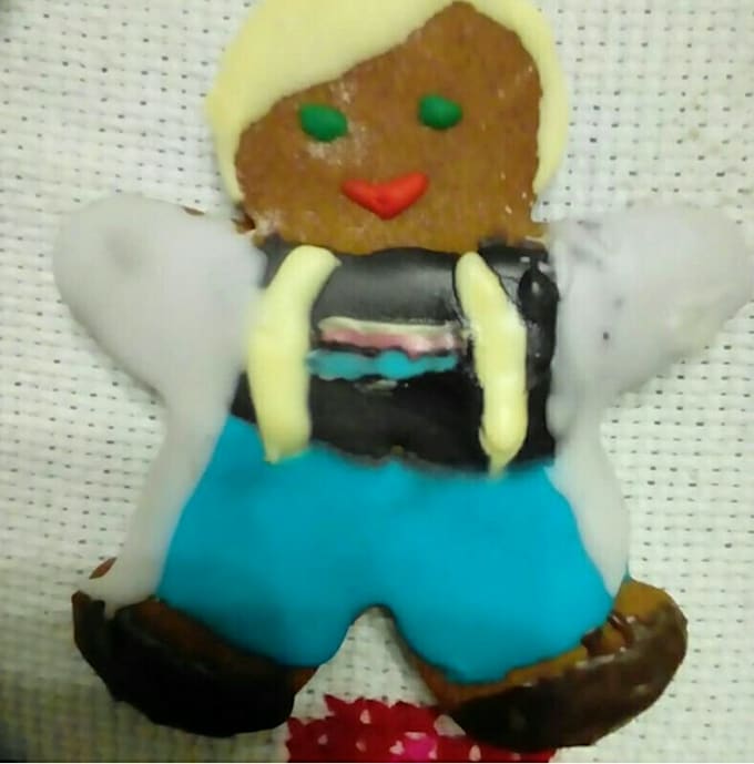 Make a gingerbread man for your choice of anime character by ...