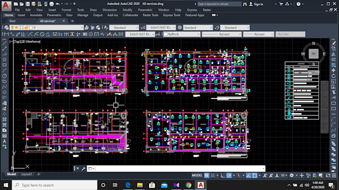 Draw plumbing, electrical, elv, hvac, fire in autocad drawing by ...