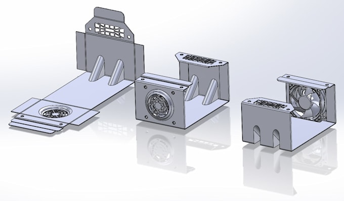Design sheet metal parts and drawings with nesting by Islam2014 | Fiverr