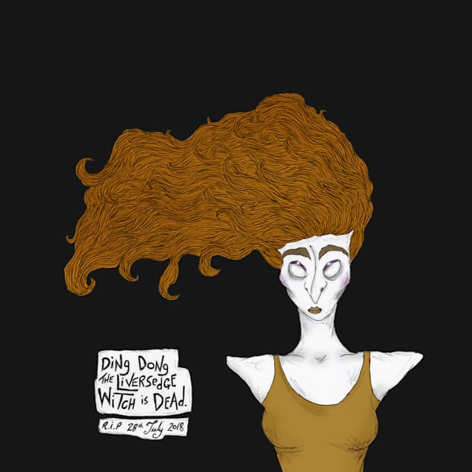 Draw you or a friend in a macabre, funny and cartoony style by ...