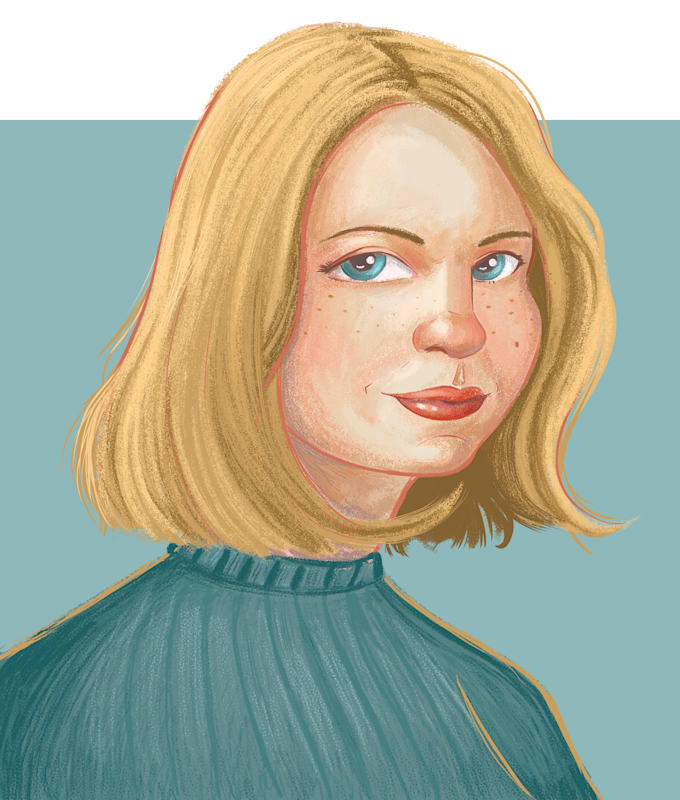 Draw cute portraits in my style by Elvessir | Fiverr