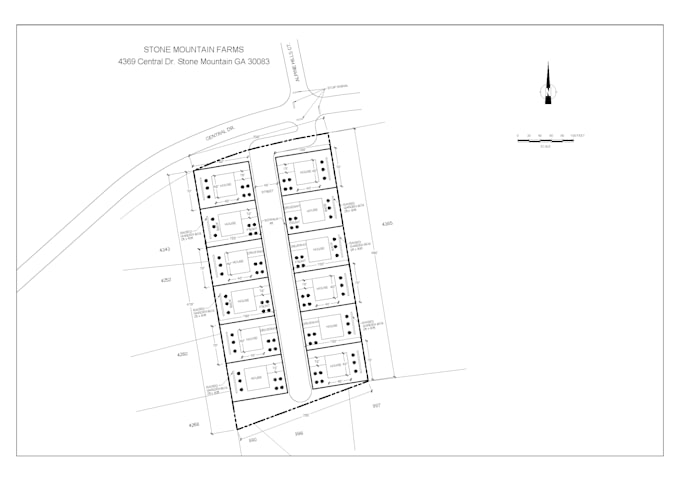 Draw site plan, landscape colony drawings in autocad by Macpk35 | Fiverr