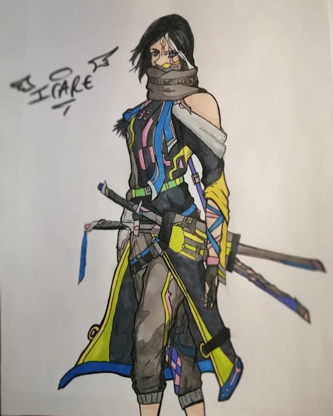 Make you an amateur character design by Icare_drawing | Fiverr