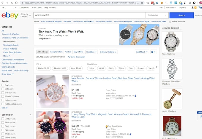 Do ebay listing search result ranking marketing report by Kaylaiy | Fiverr