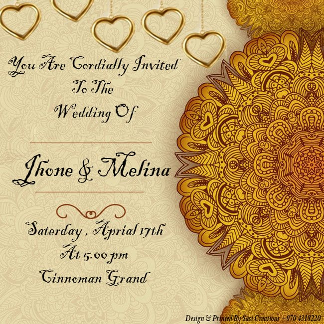 Design professional invitation card by Sasi_creation | Fiverr