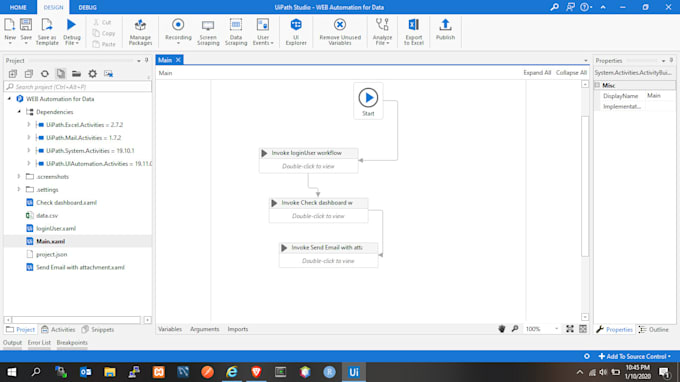 Ui path rpa business process automation by Vincentwabwoba | Fiverr