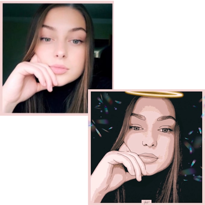 Do simple animated portrait by Albozzz | Fiverr