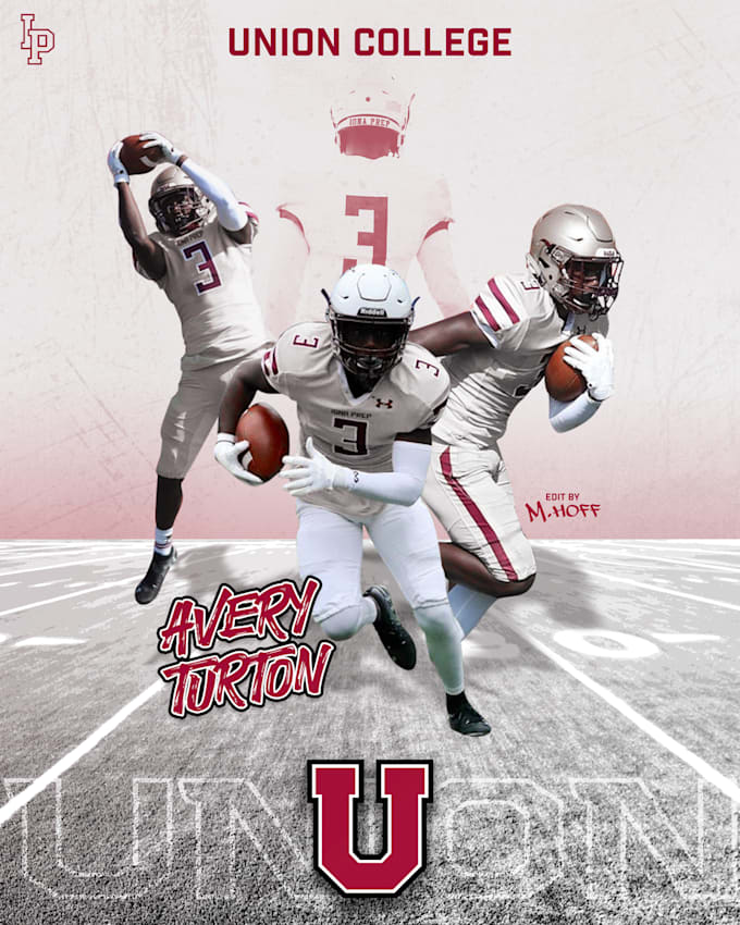 Design a professional sports or commitment edit by Mhoffdesign | Fiverr