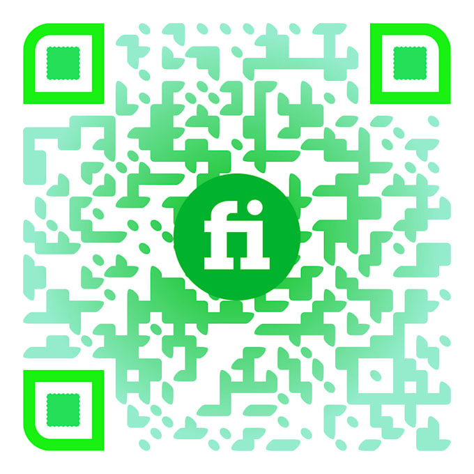 Create multi color qrcode with your logo by Zeba_islam | Fiverr