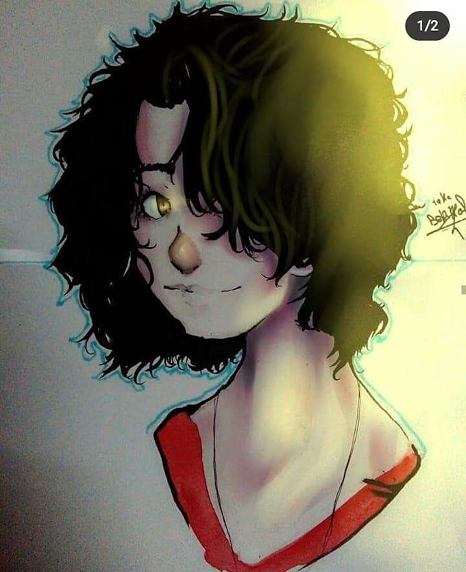 Make a digital drawing of you or anyone you chose by Takabekkali | Fiverr