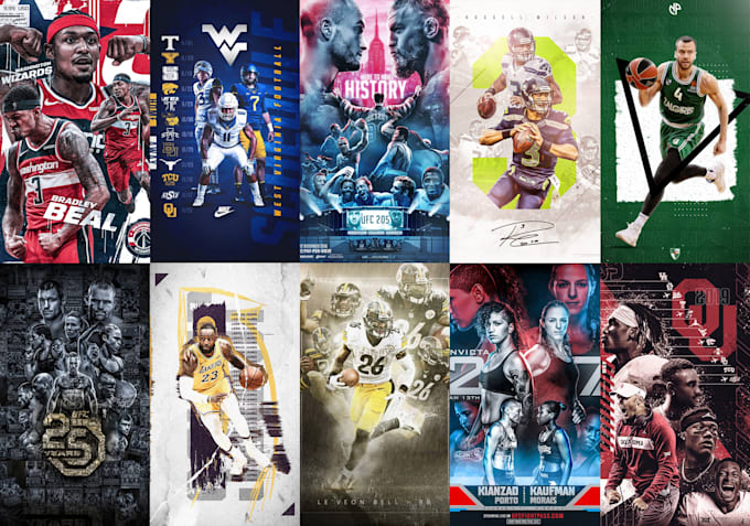 Create sports graphics for social media or business by Nanopixelslt ...