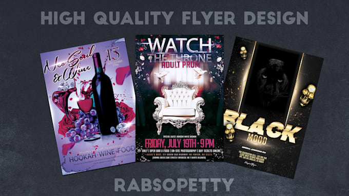 Design an animated flyer for your event by Rabsopetty | Fiverr