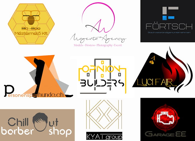 Costum logo design, business design by Helenagrafika | Fiverr