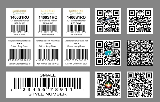Generate custom qr code and barcode,design within 3 hours by ...