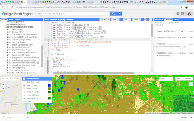 Do remote sensing analysis using google earth engine by Samiullahkhan99 ...