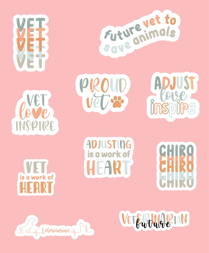 Design catchy stickers to promote your business by Fasihazahra | Fiverr