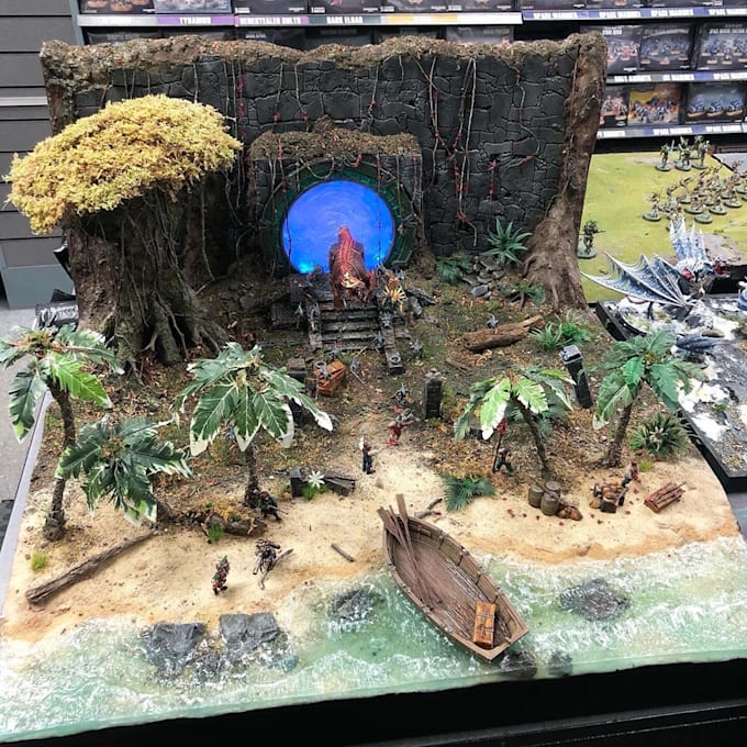 Paint and kitbash your models custom basing and scenery by Mspaints ...