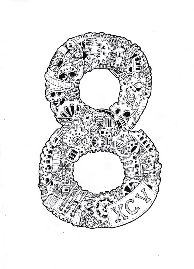 Create high quality doodles with any theme you like by Misterj8k | Fiverr