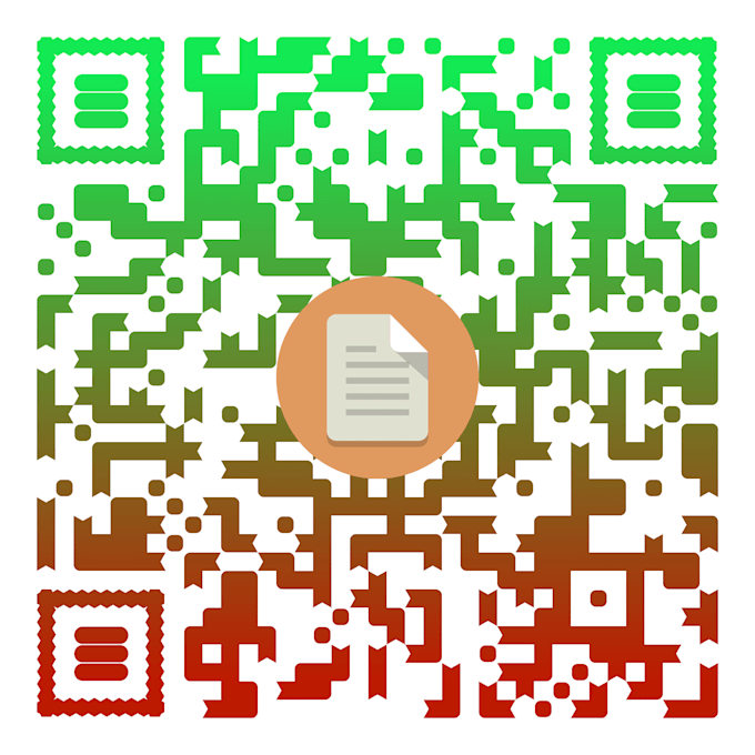 Create a qr codes in single double and multicolor with logo by ...