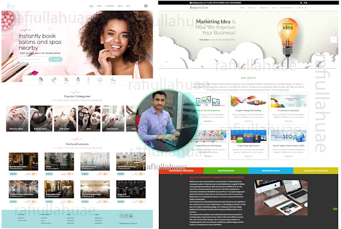 Do web design and build professional website or landing page by ...