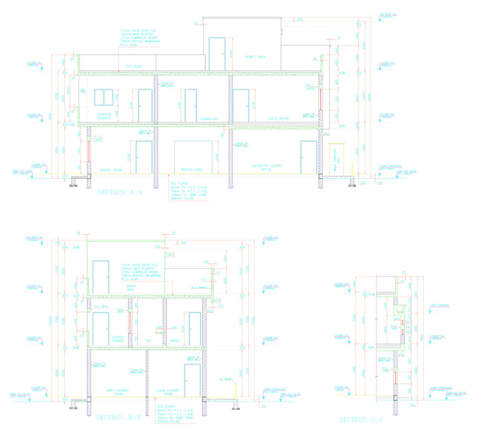 Make architectural and structural drawings in autocad by Zeeshan_egs ...