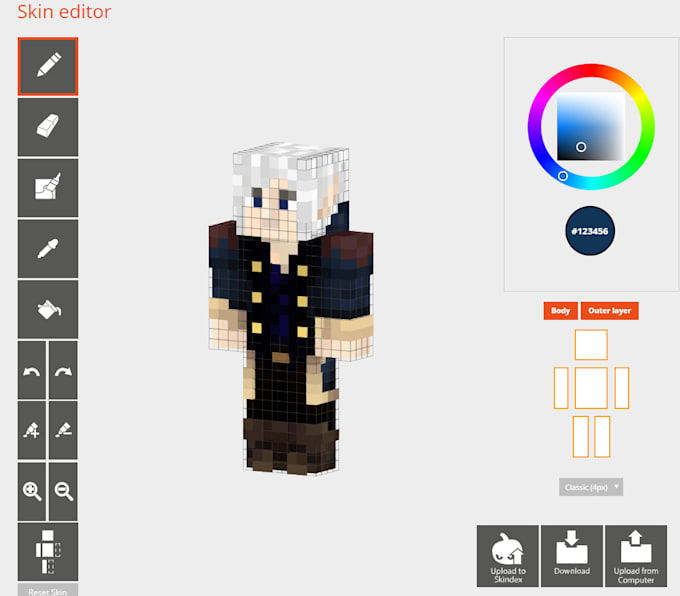 Model minecraft skins for you by Germangarlic | Fiverr