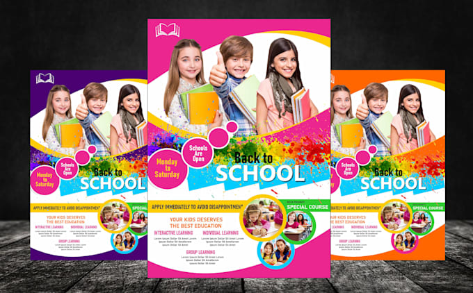 Do tuition, back to school, tour poster ,educational flyer by ...
