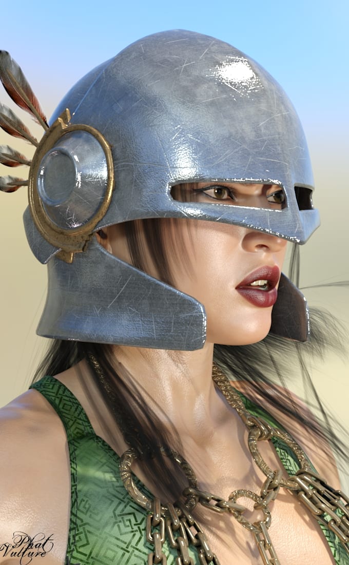 Illustrate character daz 3d render by Phatvulture | Fiverr