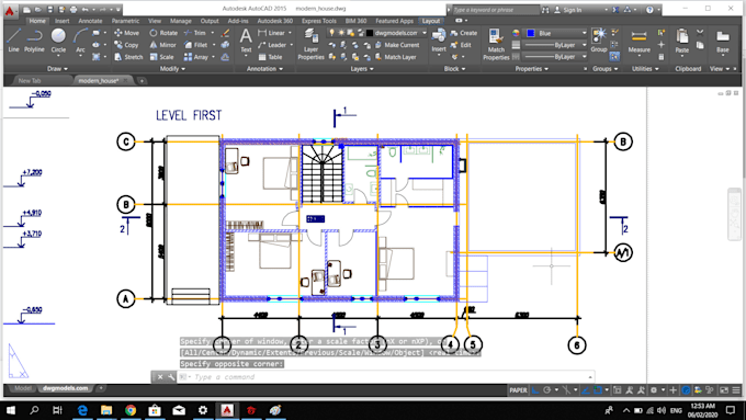 Redraw your hand sketch and pdf to autocad drawings by Alexisberina ...