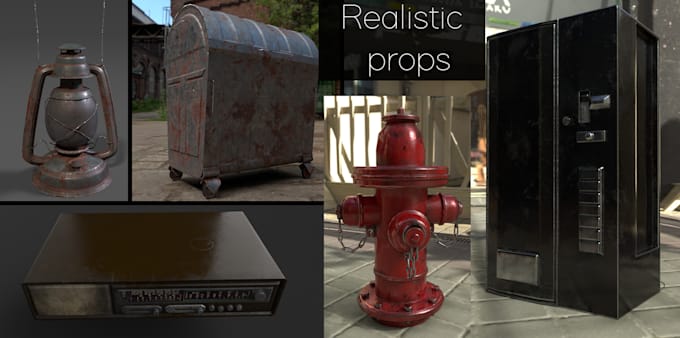 Create game ready 3d assets with pbr textures for you by Violaschutz ...