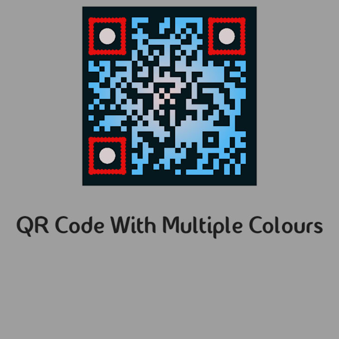 Design different types of qr codes with single or multiple colours by ...