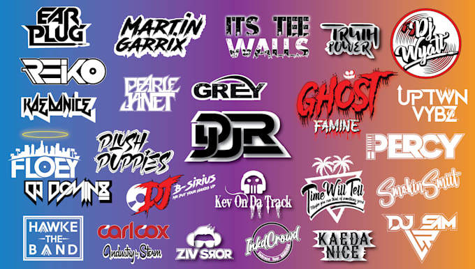 Design a creative , custom logo for dj, band, rap, music, or any ...