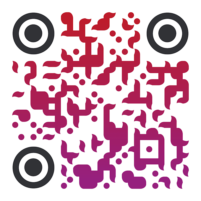 Good an multi color qr code, all qr design by Ashishpatilap | Fiverr