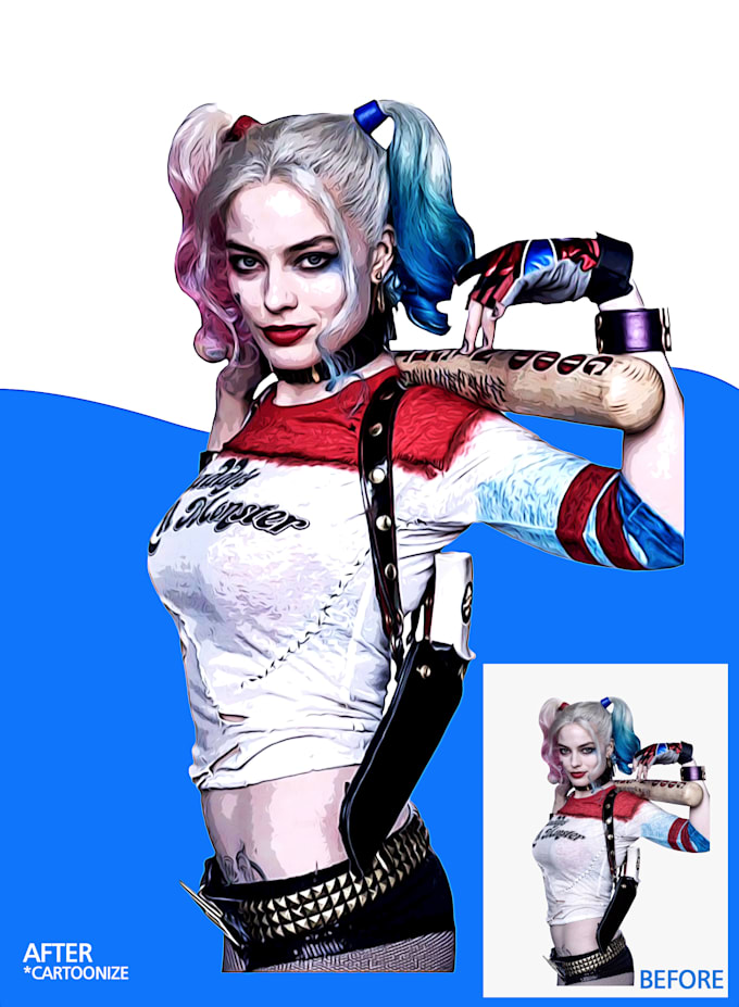 Your portrait to a cartoonized version of it by Lennyjoven | Fiverr