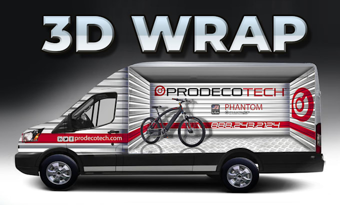 Create amazing 3d vehicle wrap, car, van, and food truck wrap design by ...