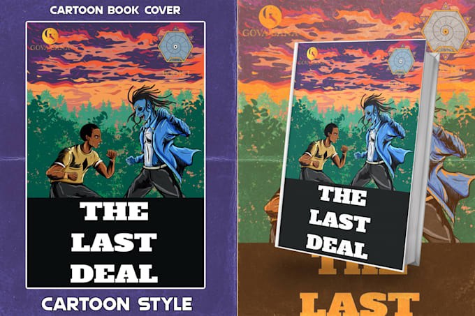 Draw amazing cartoon book cover artwork by Wargopriyatno | Fiverr