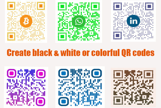 Create a stunning colorful qr codes by Anas126 | Fiverr
