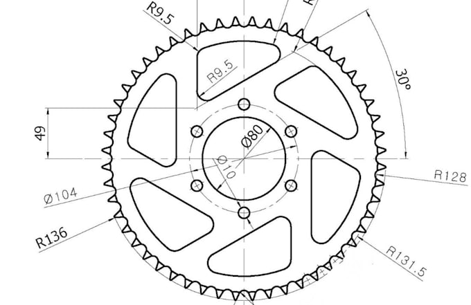 Make 2d drawings and sketchs by Alihassan108 | Fiverr