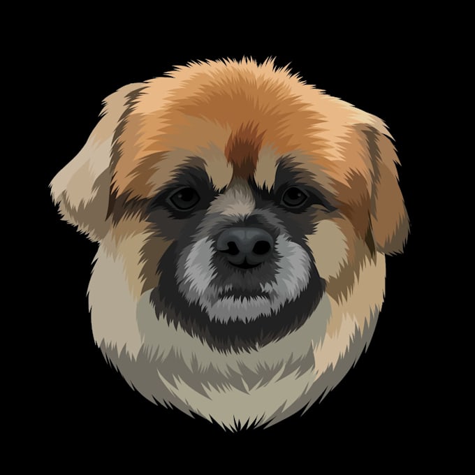 Create vector tracing face design by Ektrissetya | Fiverr