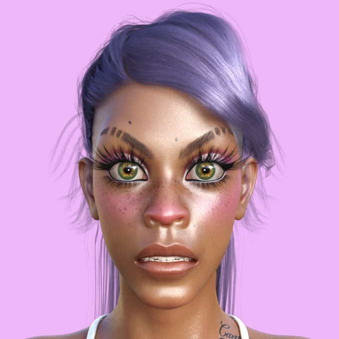 Create a custom 3d avatar for you by Paolapinna | Fiverr