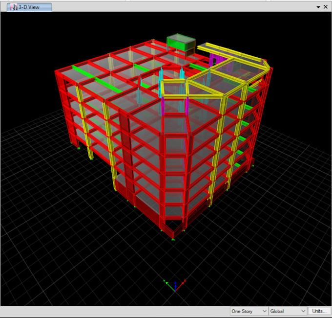 Model the structure using etabs by Usama_saghir | Fiverr
