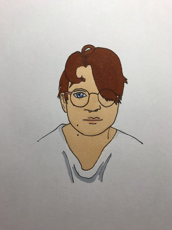 Draw cutesy cartoon portraits by Morgcommission | Fiverr