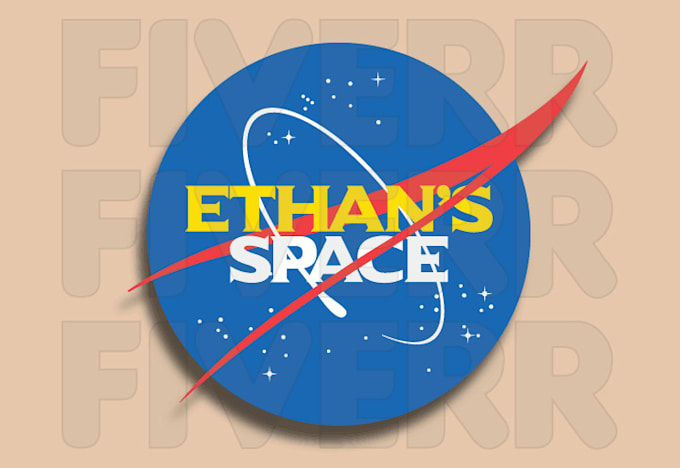 Make custom nasa logo of your word by Nietzrid | Fiverr