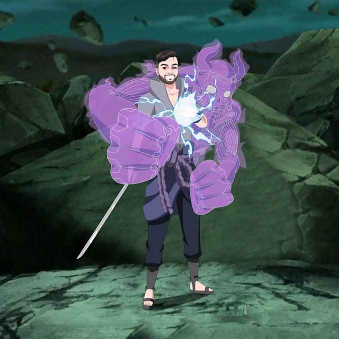 Draw you custom potrait anime naruto boruto character style by Nxzrnx ...