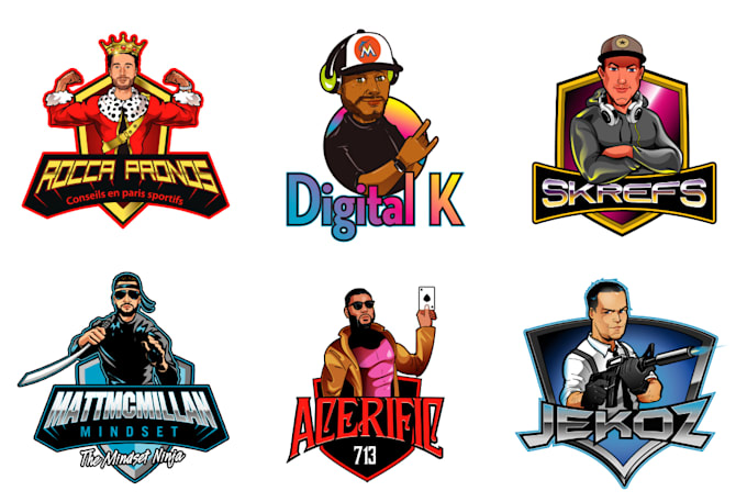 Create premium cartoon mascot avatar character logo by Avengedesign ...