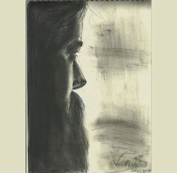 Do professional portraits from photo hand drawing and realistic ...