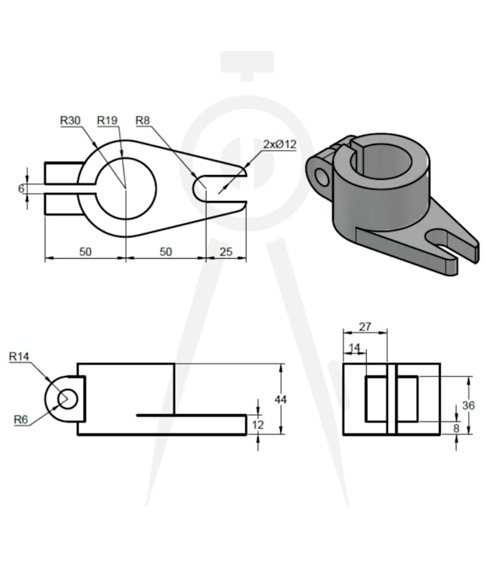 Make 2d and 3d diagrams of autocad mechanical design by Aman3510 | Fiverr