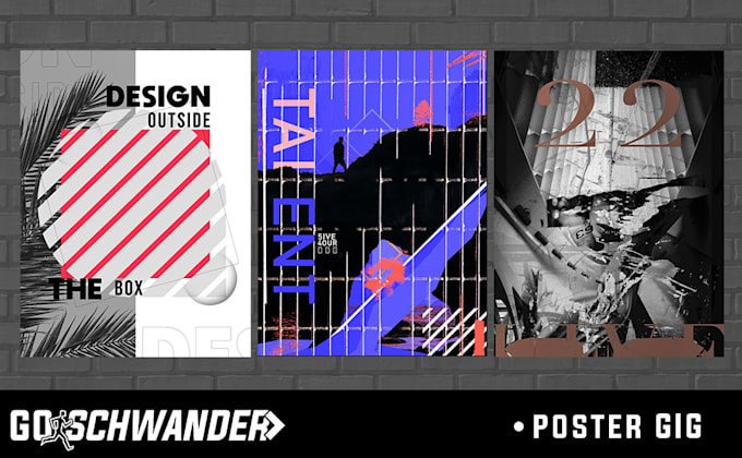 Design a stunning high resolution poster by Goschwander | Fiverr